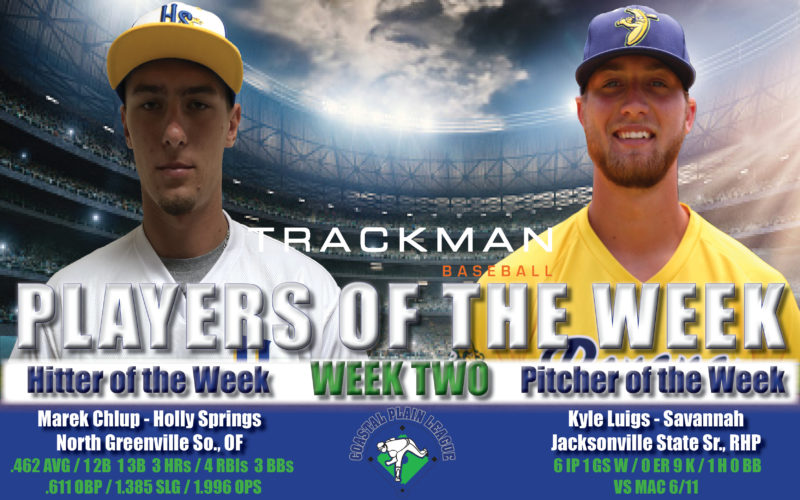 Marek Chlup of Holly Springs and Kyle Luigs of Savannah Named Week Two ...